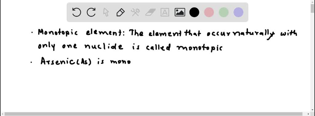 SOLVED:"Arsenic is monotopic.' What does this statement mean? Using ...