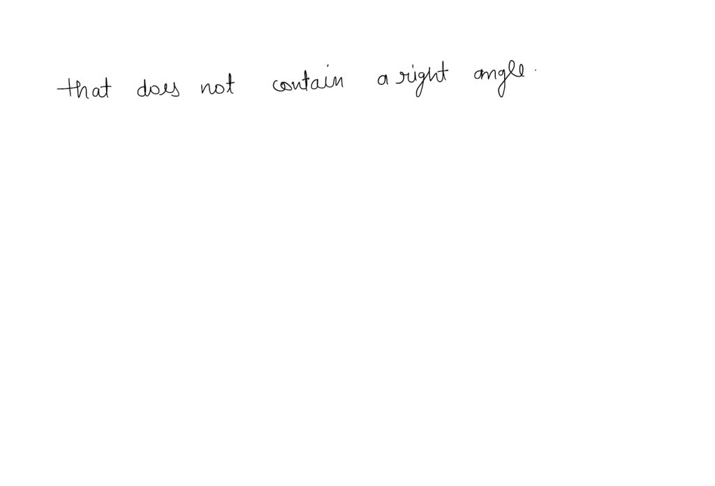 SOLVED:Explaining the Concepts. What is an oblique triangle?