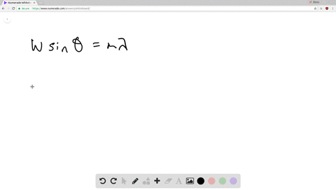 SOLVED:What width single slit will produce first-order diffraction ...
