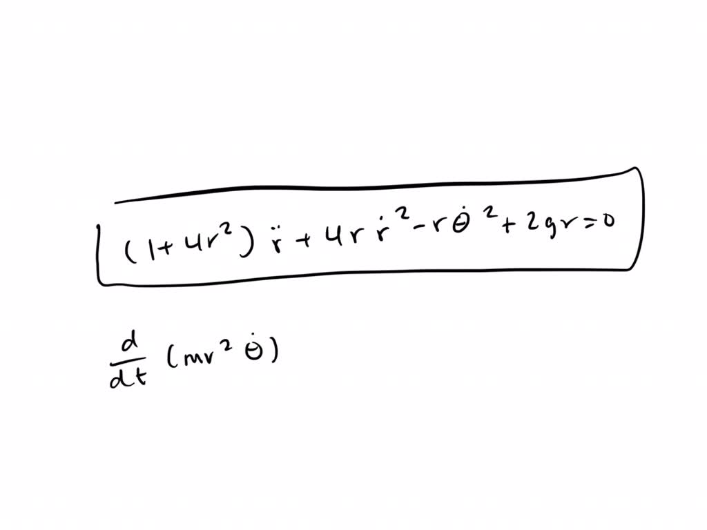 SOLVED:A particle of mass m slides without friction along a surface in form of a paraboloid as ...