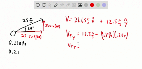 A ball of mass 250 g is thrown with an initial velocity of 25 m / s at ...