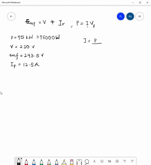 SOLVED:Calculate the approximate values of the starting current, full-load current, and noload ...