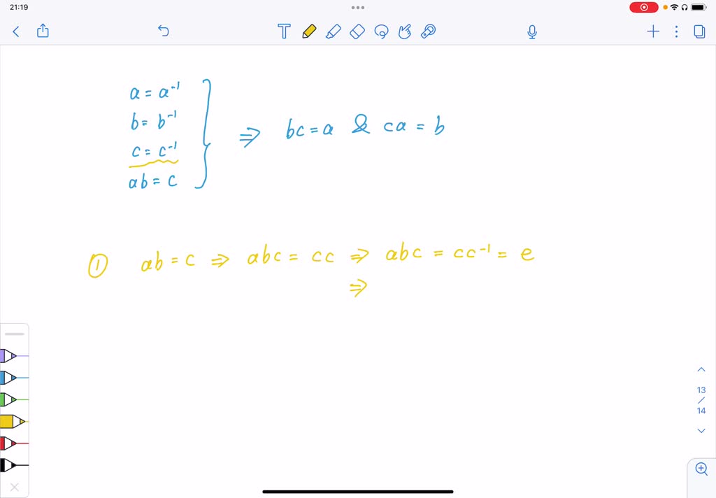Let - be an associative operation on nonempty set A with identity e ...
