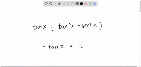 SOLVED:For the following exercises, prove the identity. tan^3 x-tanx ...