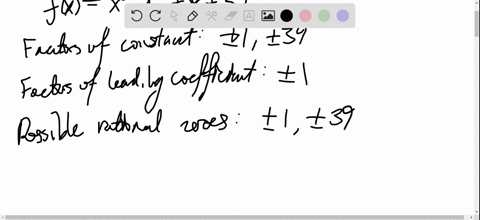 SOLVED:Finding the Zeros of a Polynomial Function, write the polynomial as the product of linear ...