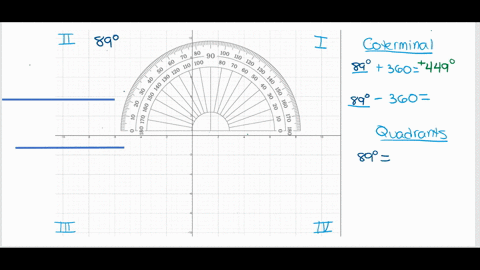 ⏩SOLVED:Check Sketch each angle in standard position. Draw an arrow… | Numerade