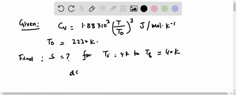 SOLVED:(II) At low temperature the specific heat of diamond varies with absolute temperature T ...