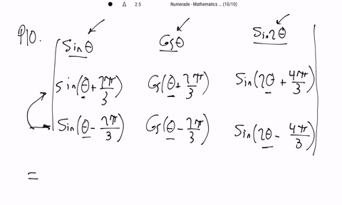 ⏩SOLVED:Prove that for all values of θ, the value of the determinant… | Numerade