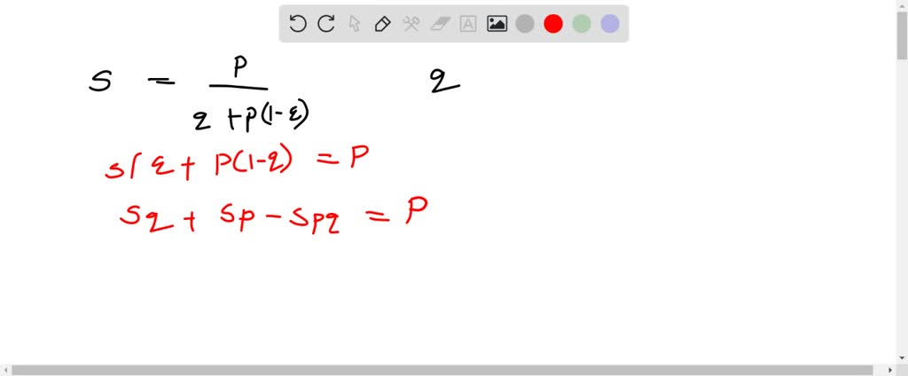 SOLVED:The formula occurs in the indicated application. Solve for the specified variable. S=(p ...