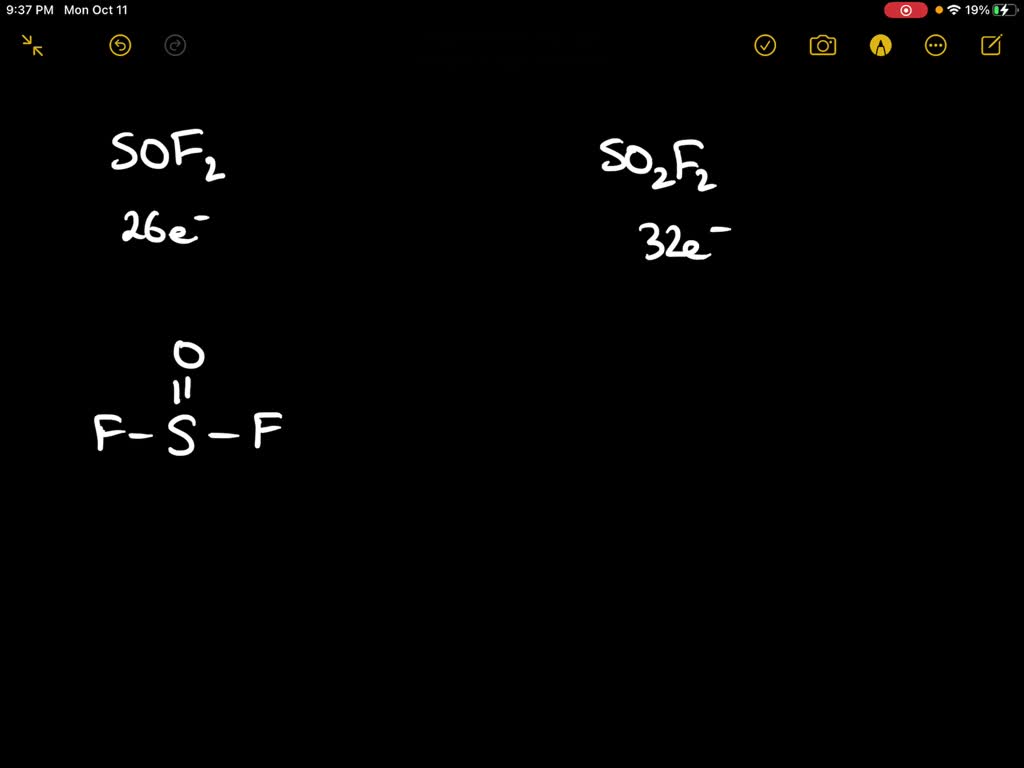 Two compounds have the formula S2 F2. Disulfur difluoride has the ...