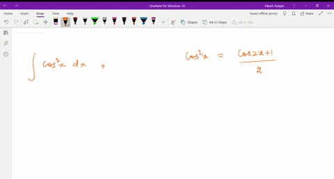 SOLVED:Evaluate the integral. ∫cotx cos^2 x d x