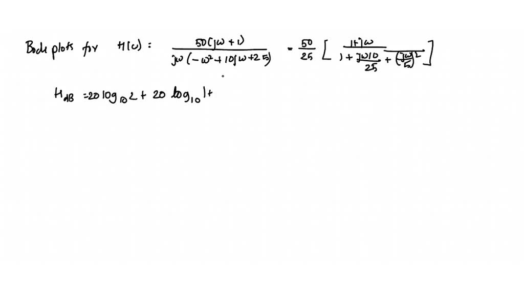 SOLVED:Draw the Bode plots associated with the pole-zero diagrams in Fig. 7.32 assuming that the ...