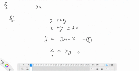 SOLVED:Find two positive numbers x and y such that x+y=60 and x y^3 is maximum.