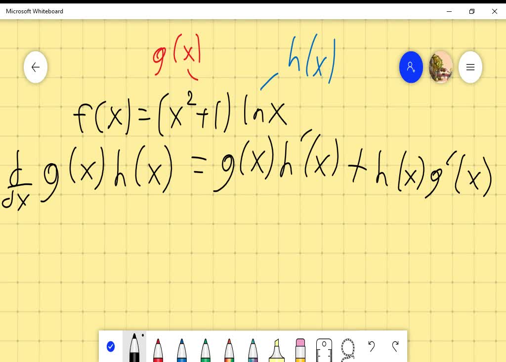 SOLVED Find The Derivative Of The Following Functions Y x 2 1 Lnx