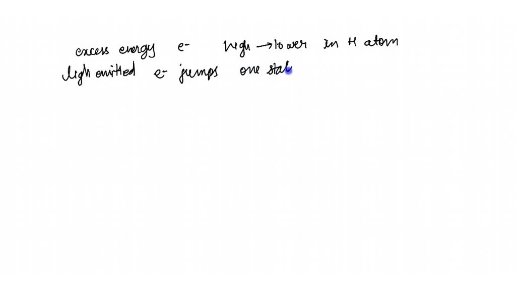 SOLVED: What happens when an electron jumps from lower energy level to ...