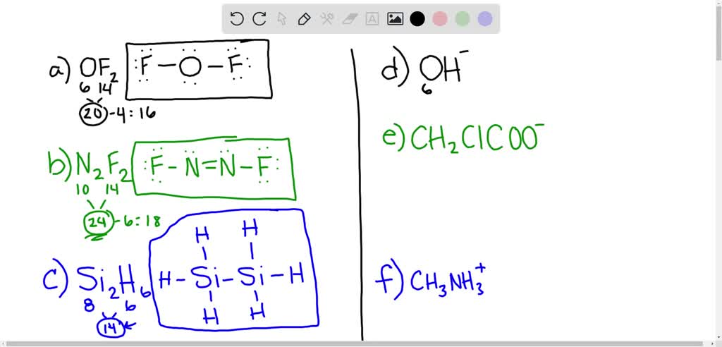 SOLVED:Draw the Lewis structures for molecular compounds with single and multiple bonds ...