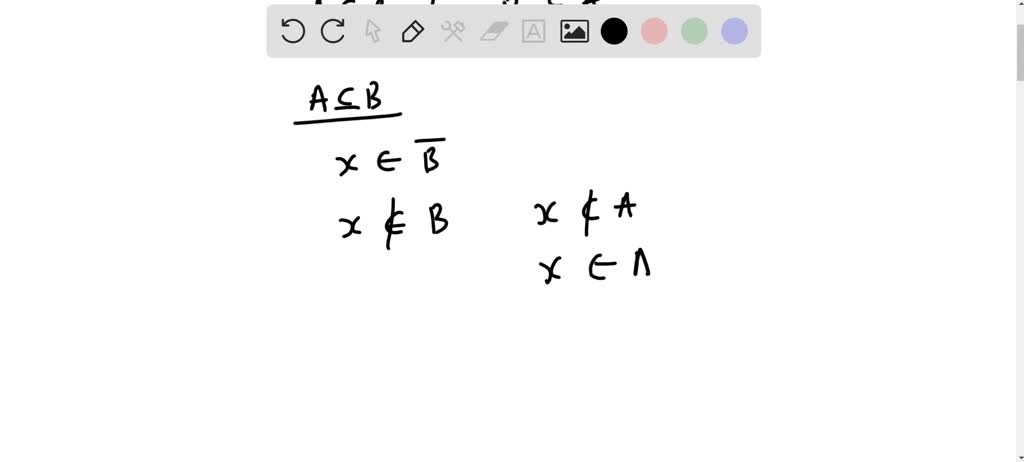 SOLVED:Prove that two sets A and B are equal if and only if A ⊆B and B ⊆A