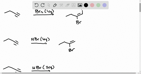 SOLVED: Give the structure of the products that you would expect from ...