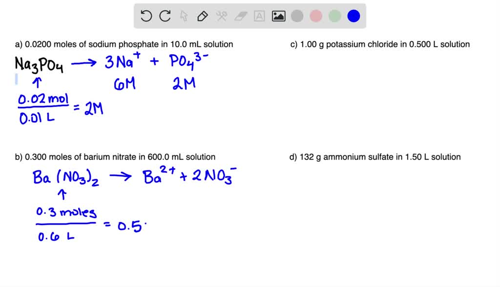 SOLVED Calculate The Concentration Of All Ions Pr solved-calculate-the-concentration-of-all-ions-pr