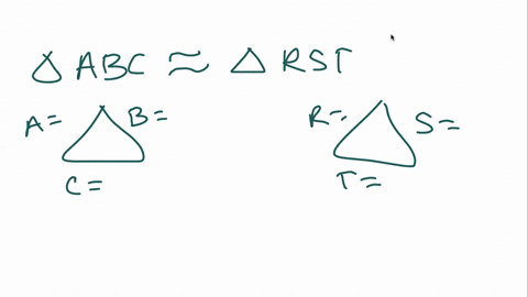 ⏩SOLVED:If triangle A B C is similar to triangle RST, then find the… | Numerade