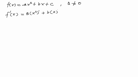 SOLVED:Suppose f is a quadratic function such that the equation f(x)=0 has exactly one solution ...