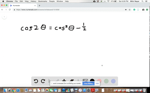 SOLVED:Solving Trigonometric Equations by Using Identities Solve the given equation. cos2 θ=cos ...