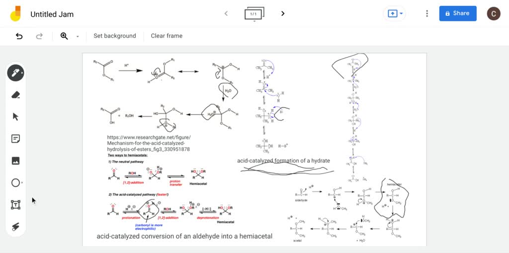 SOLVED:(a) Propose a mechanism for the acid-catalyzed reaction of ...