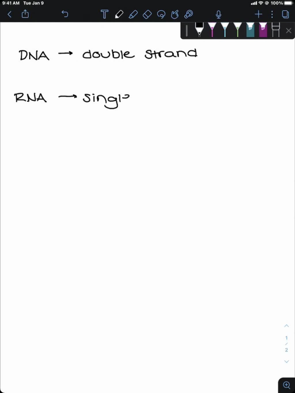 SOLVED:In what ways do DNA and RNA differ structurally?