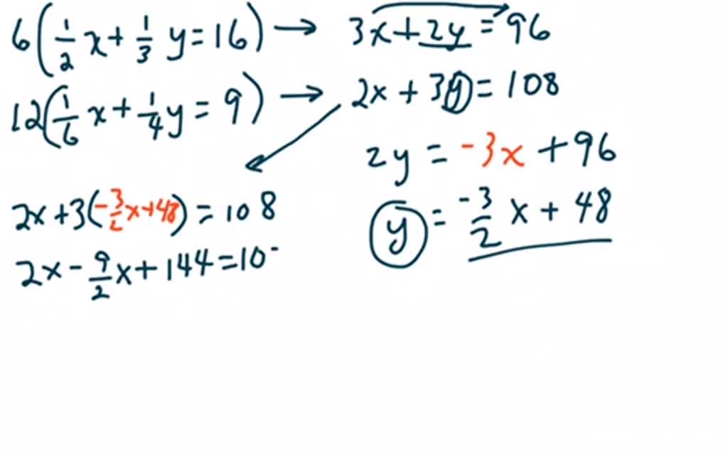 ⏩SOLVED:For the following exercises, solve each system by… | Numerade