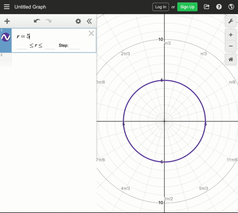SOLVED:Find an equation for the given polar graph. [Note: Numeric labels on these graphs ...