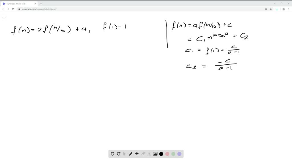 SOLVED Find F n When N 3 k Where F Satisfies The Recurrence Relation