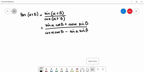 SOLVED:Derive the difference identity for tangent using tan(α-β)=(sin(α-β))/(cos(α-β)). (Hint ...