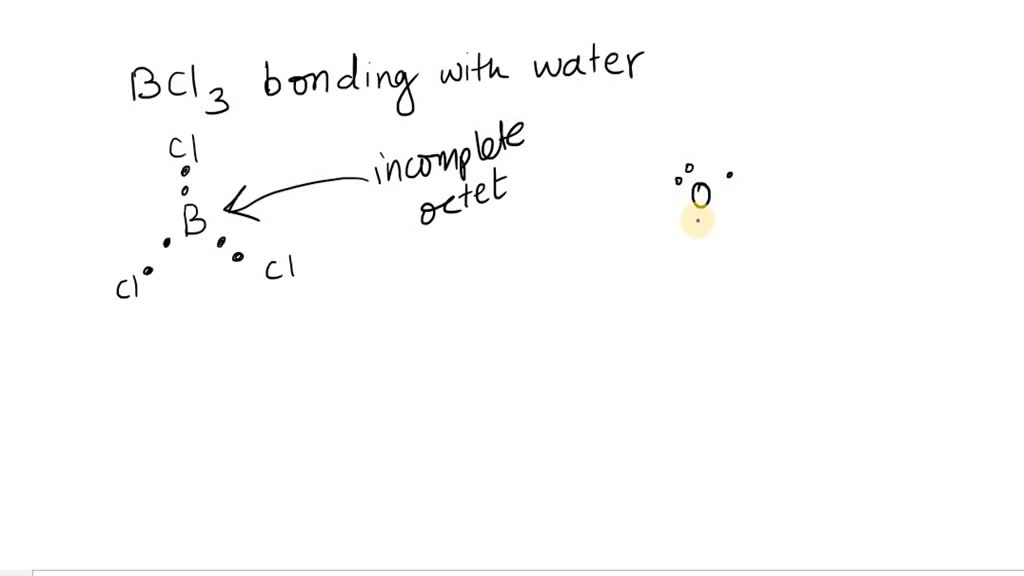 BCl3 has an incomplete valence shell. Use Lewis structures to show how ...