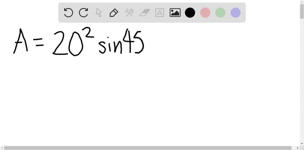 ⏩SOLVED:The area of triangle A B C: A=(c^2 sinA sinB)/(2 sinC) If ...