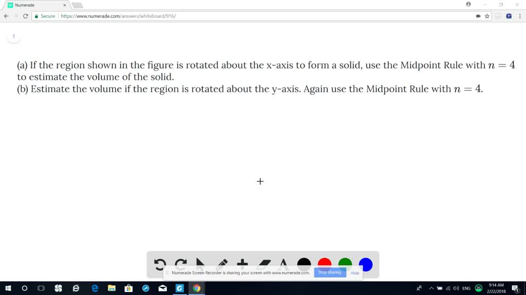 SOLVED:(a) If the region shown in the figure is rotated about the x -axis to form a solid, use ...
