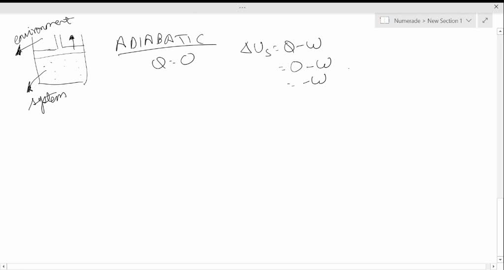 When an ideal gas expands adiabatically, it does work on its ...