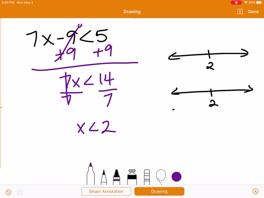 SOLVED Solve Each Inequality And Graph The Solution On The Number Line 