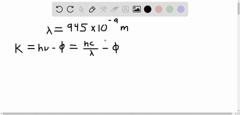 Find the maximum work function, in eV, for a surface to emit electrons ...