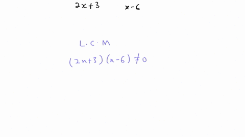 SOLVED: Decide what values of the variable cannot possibly be solutions for each equation. Do ...
