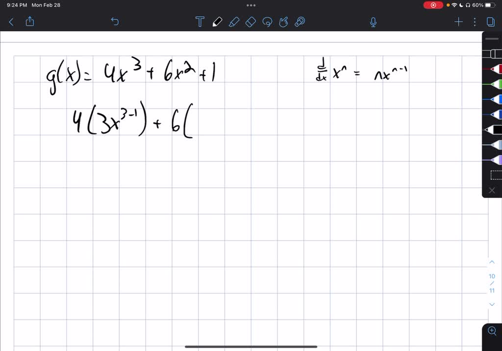 ⏩SOLVED:Calculate g^'(x) by using the formulas and rules that are ...