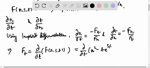 SOLVED:In Exercises 27-32, calculate the partial derivative using ...