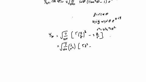 SOLVED: Find the expressions for the spherical harmonics Y30(θ, φ) and Y3, ±1(θ, φ), Y30(θ, φ)=√ ...