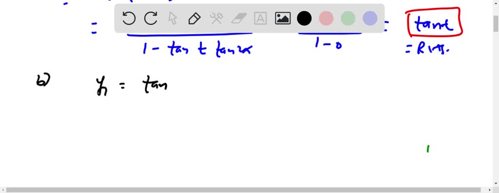 SOLVED:(a) Show that tan(t+2 π)=tant for every t in the domain of tan t ...