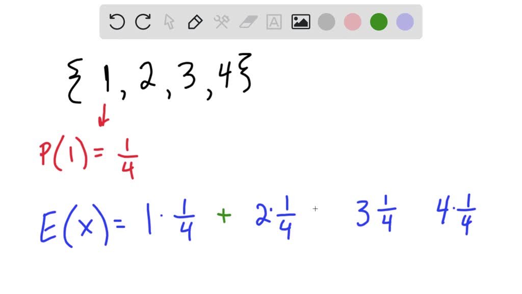 SOLVED:Calculate the expected value of the given random variable X . [Exercises 23,24,27, and 28 ...