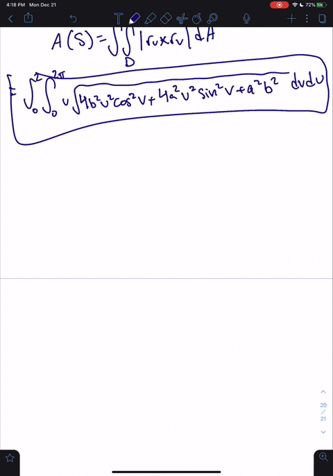 SOLVED:(a) Set up, but do not evaluate, a double integral for the area ...