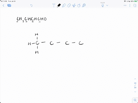 SOLVED:Write a plausible Lewis structure for crotonaldehyde, CH3 ...