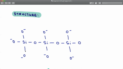 SOLVED:What is the empirical formula of a potassium silicate in which ...