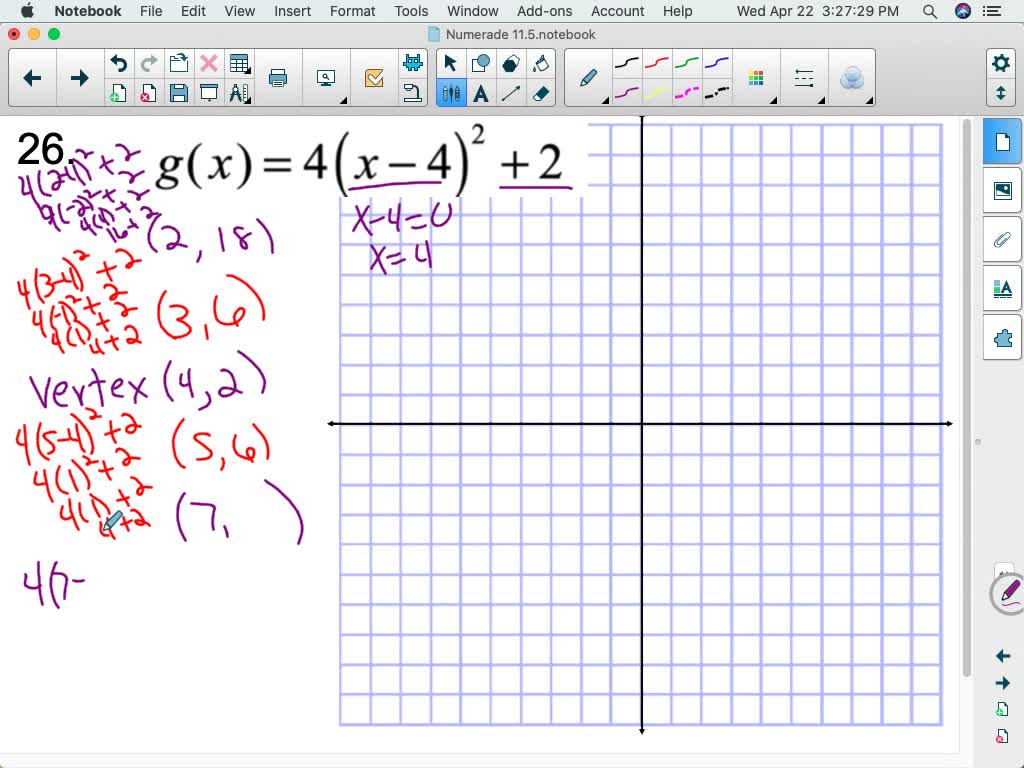 SOLVED:Sketch the graph of each quadratic function. Label the vertex ...