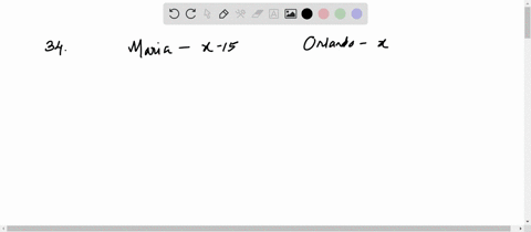 SOLVED:Use the problem-solving flowchart (page 125 ) to solve the problems. Maria's age is 15 ...
