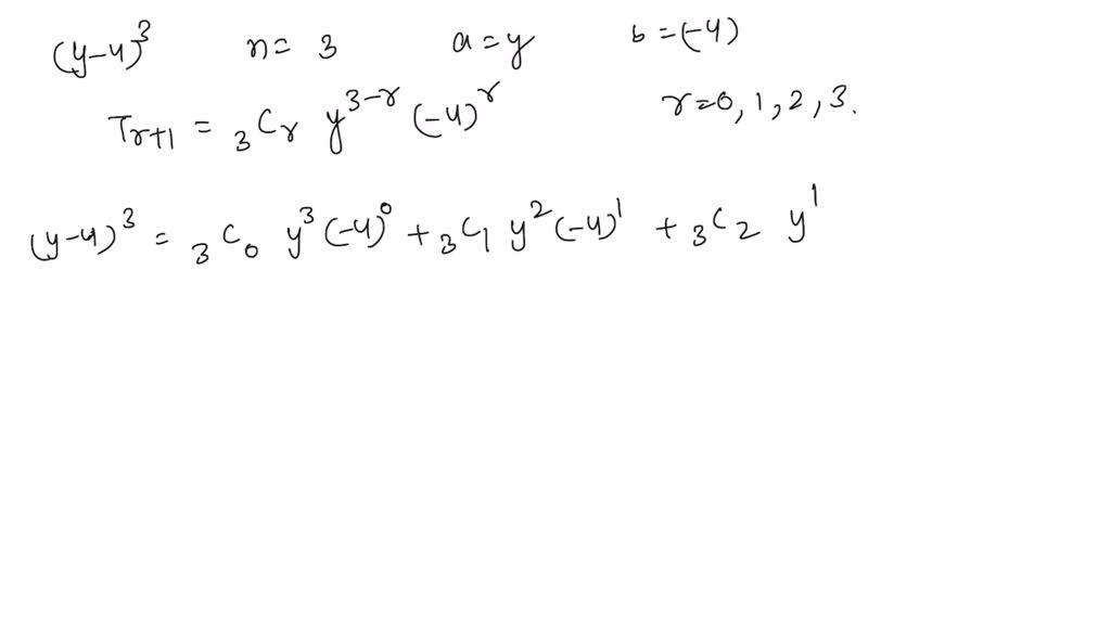 Use The Binomial Theorem To Expand And Simplify 